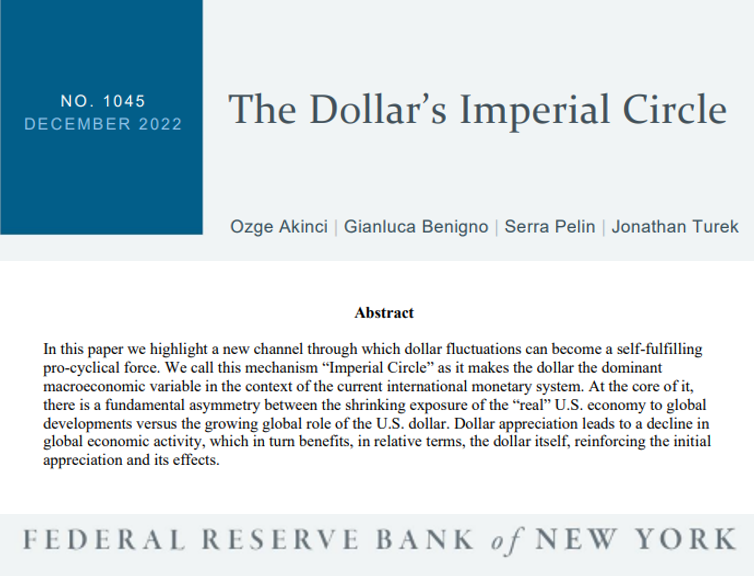 [강정원의 경제칼럼 1회] 달러 임페리얼 서클과 글로벌 경제 - The Dollar Imperial Circle